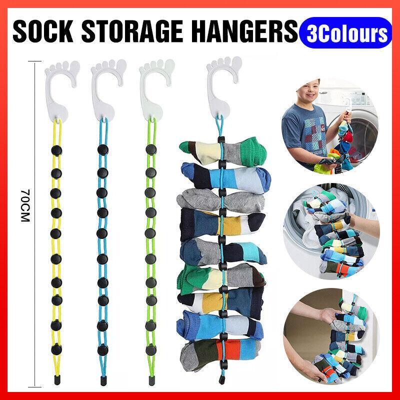 Locks Sock Tidy Clips Rope Storage Hangers Closet Organizer Laundry ...